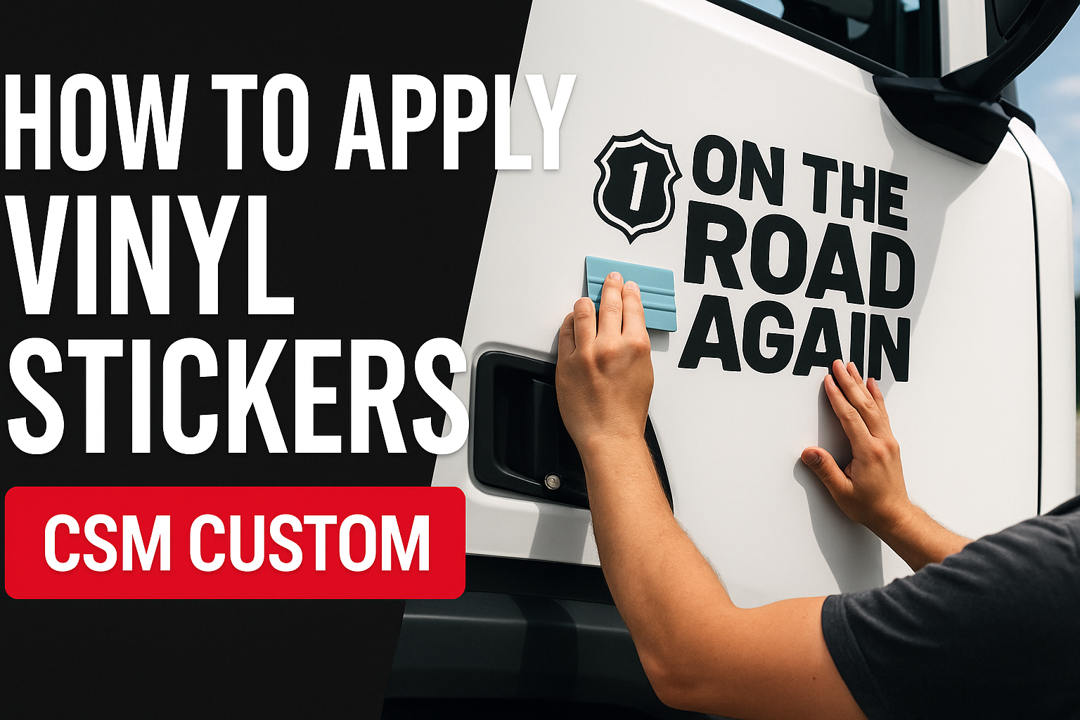 How to Apply Stickers – Video Guide in English & Norwegian | CSM Custom ...